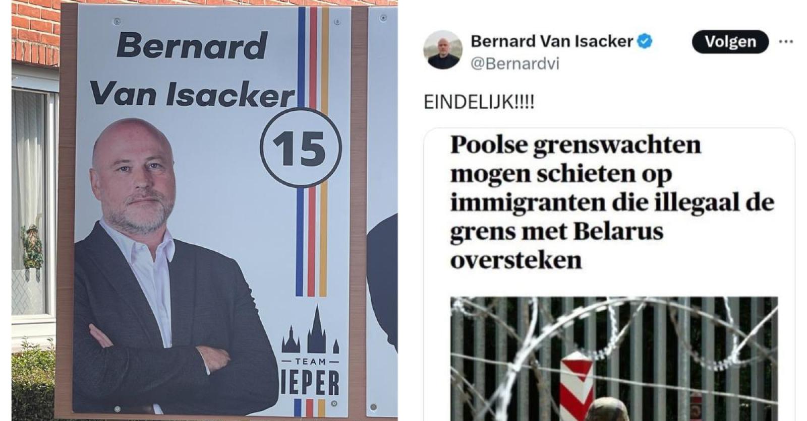 Barsten in stadslijst na ophef over bericht van Bernard Van Isacker op ...