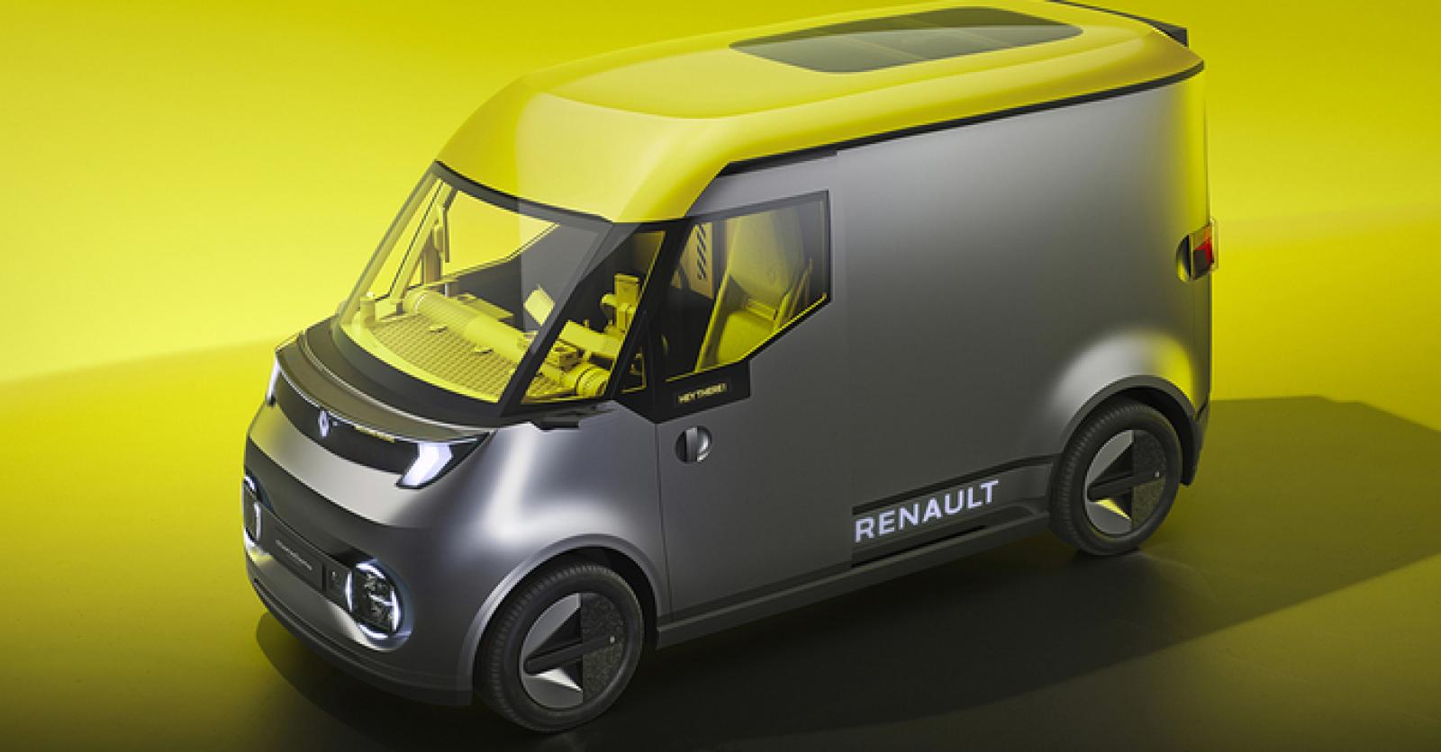 Renault Estafette als handige elektrische bestelwagen