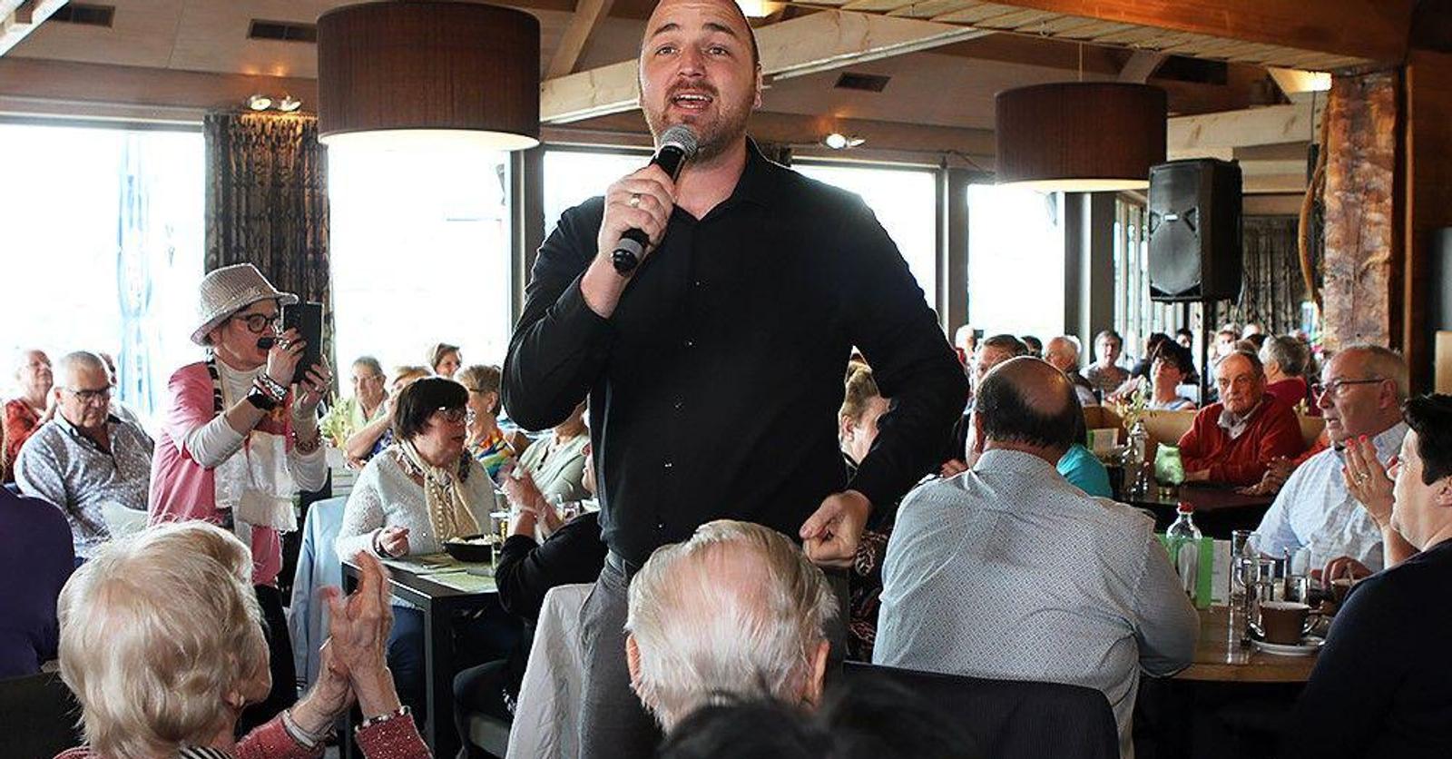 “Entertainen is mijn grote hobby”: Franky Pluym op het podium met eigen ...