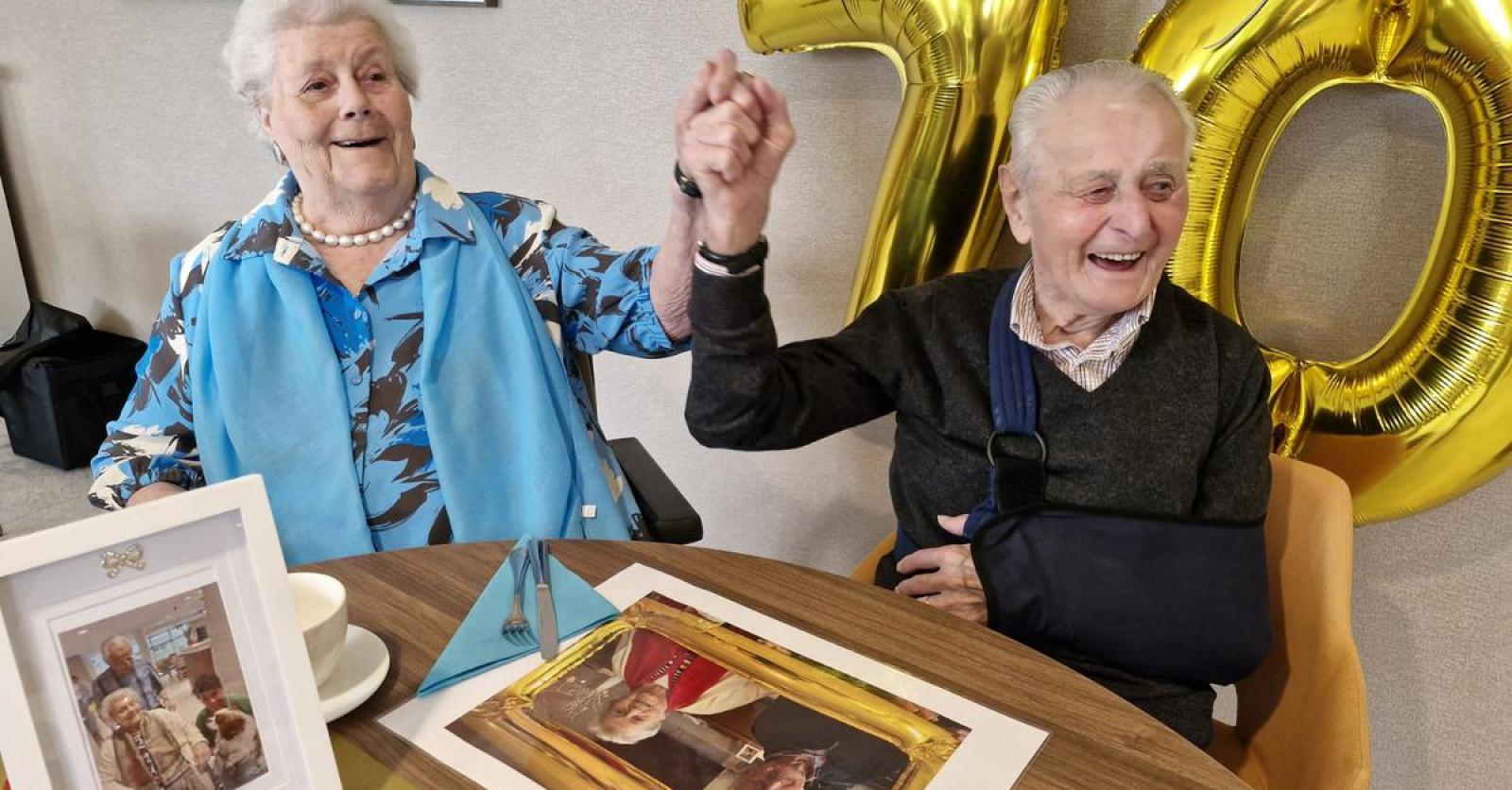 Maria (90) en Antoon (93) vieren 70 jaar huwelijksgeluk in residentie ...