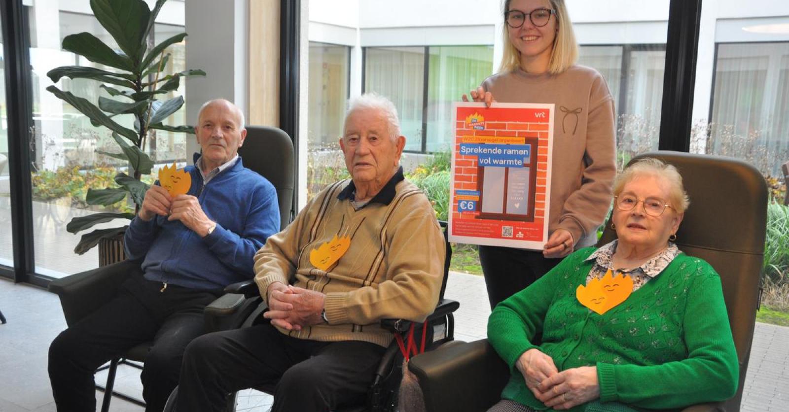 WZC Zilvervogel verkoopt stickers voor De Warmste Week - KW.be