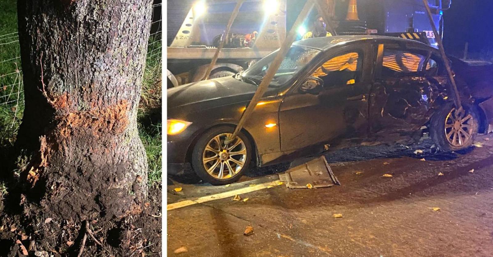 Bestuurder (50) onder invloed crasht met auto tegen boom in Bikschote ...