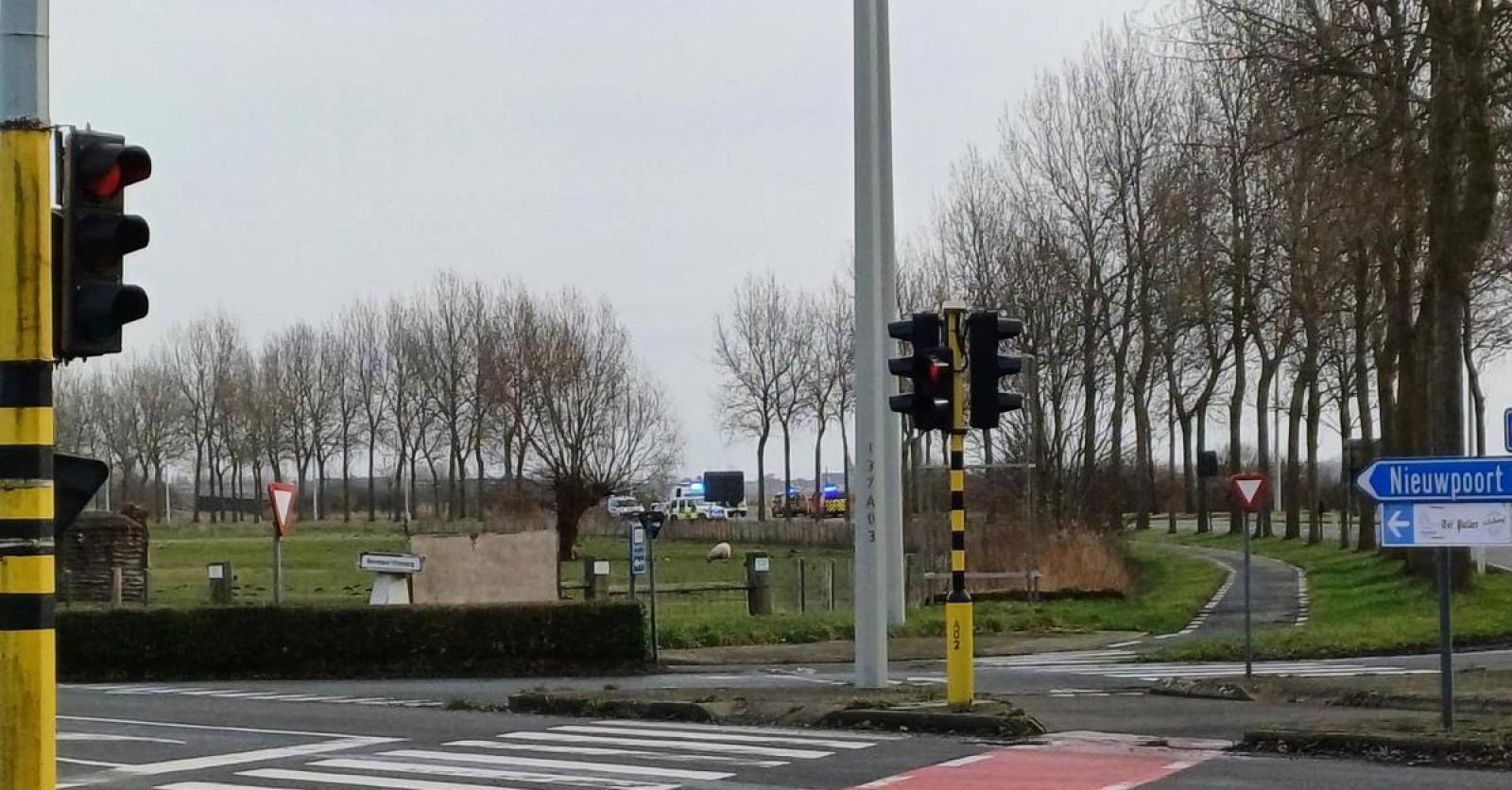 Druk kruispunt aan Kinderlaan drie uren afgesloten na gaslek - KW.be