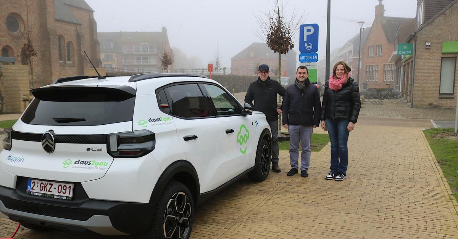 Nu ook elektrische deelwagen in Houthulst - KW.be