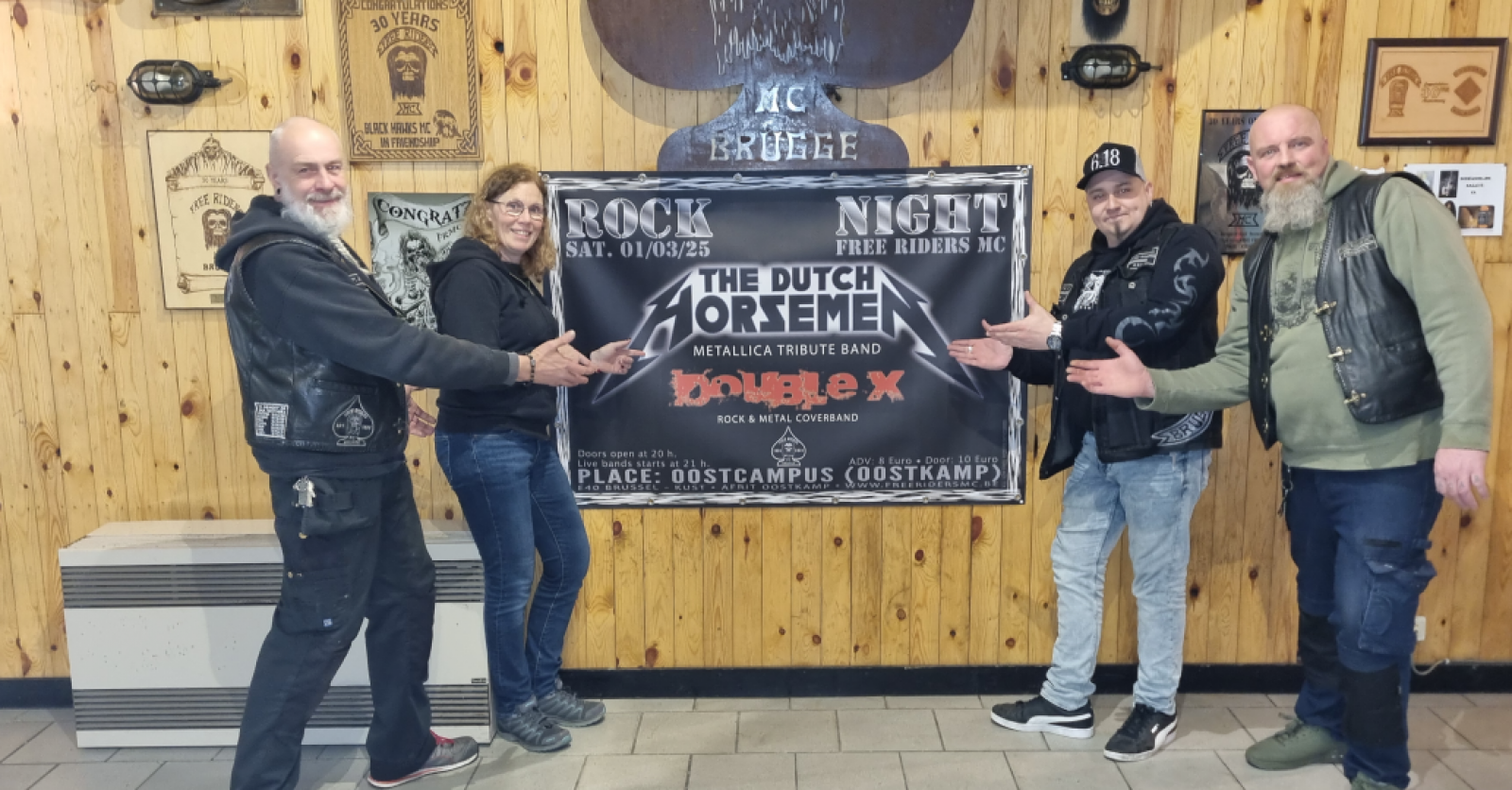 Free Riders MC organiseert Rock Night in OostCampus: “Twee topbands op ...