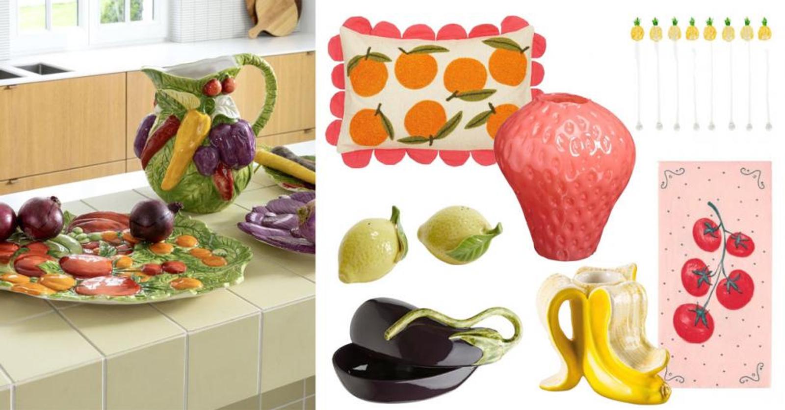11 pièces déco de fruits et légumes pour votre intérieur