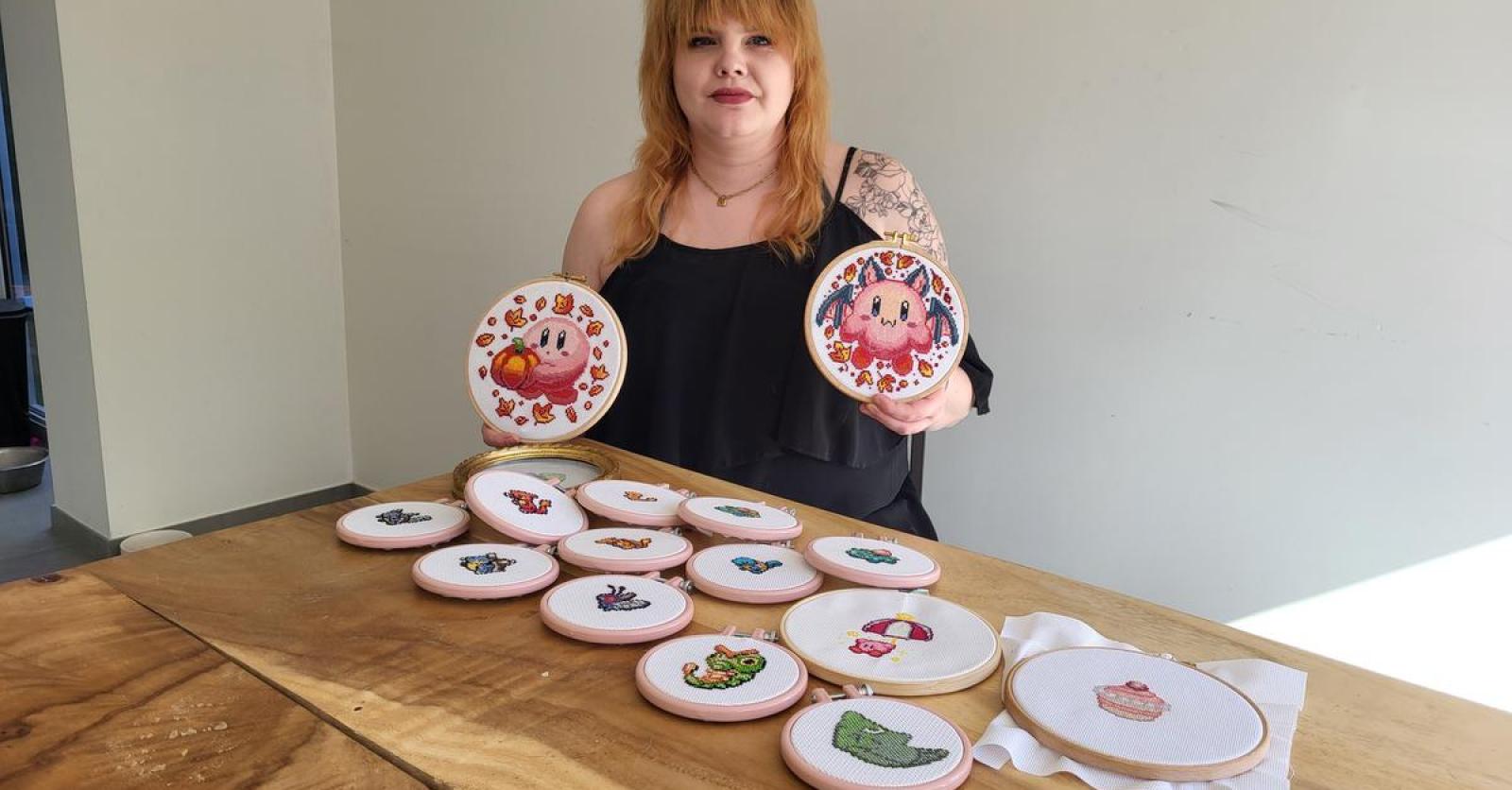 Lisa (31) wil rust brengen met borduurpatronen - KW.be