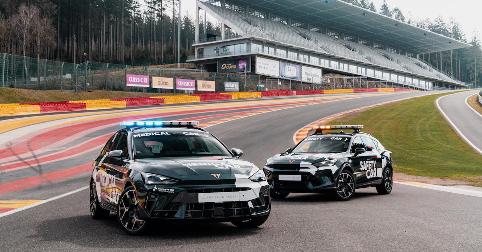 Cupra Formentor VZ als safety car in Spa