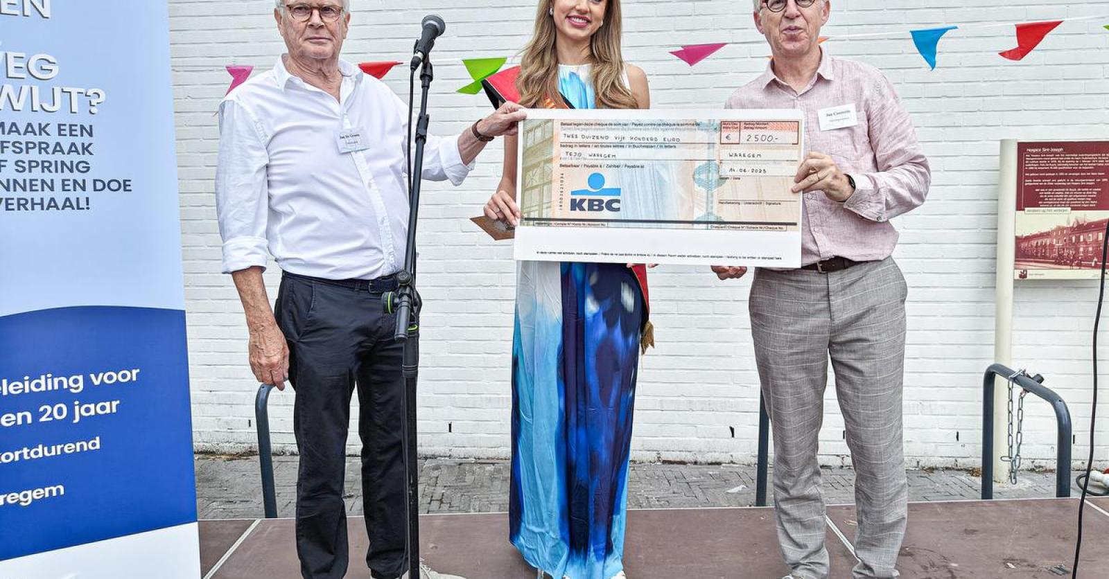 Miss België steunt nieuw TEJO-huis in Waregem met 2.500 euro: “Veel ...