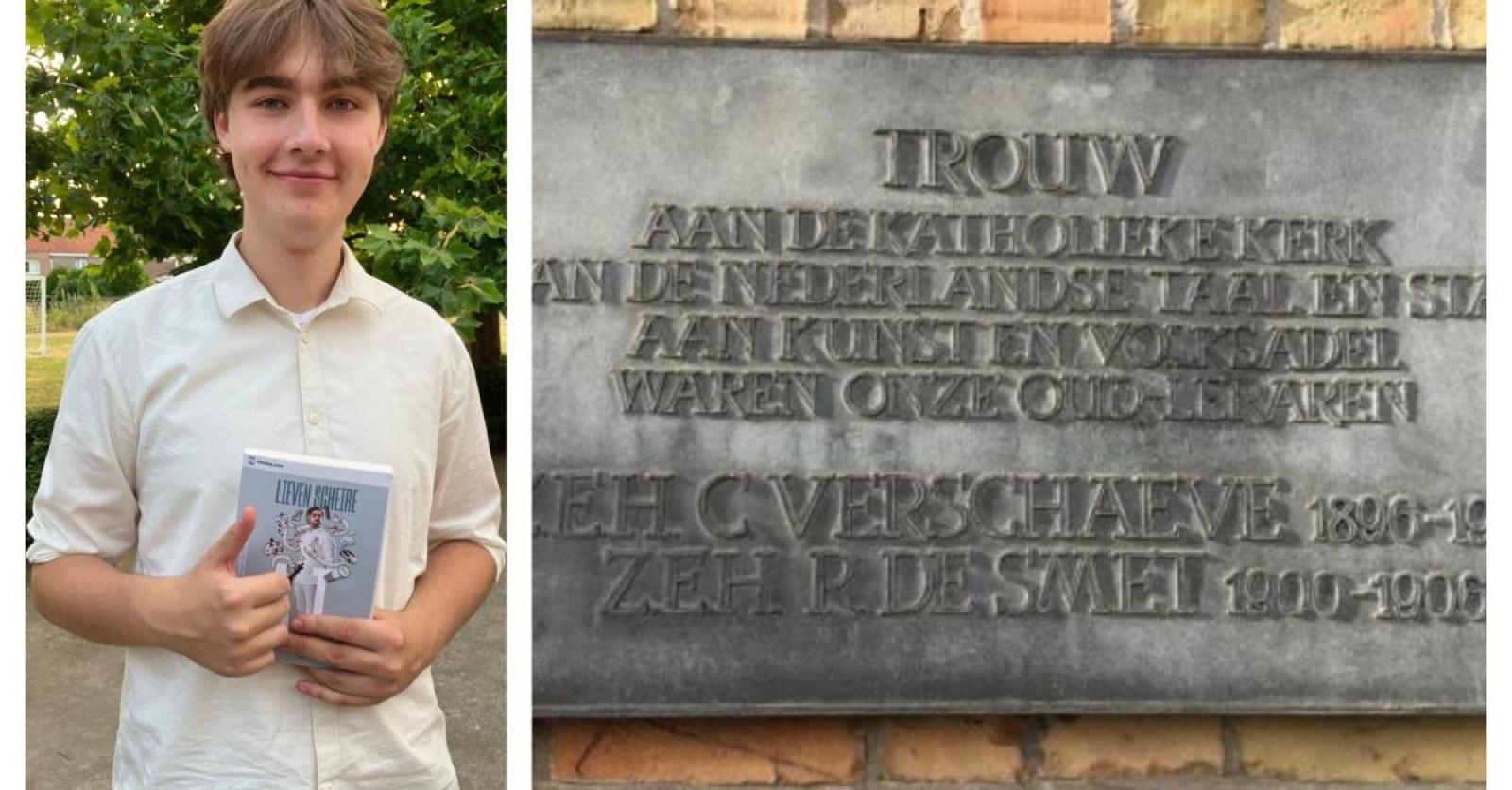 Rein valt in de prijzen met eindwerk over omstreden gedenkplaat Cyriel ...