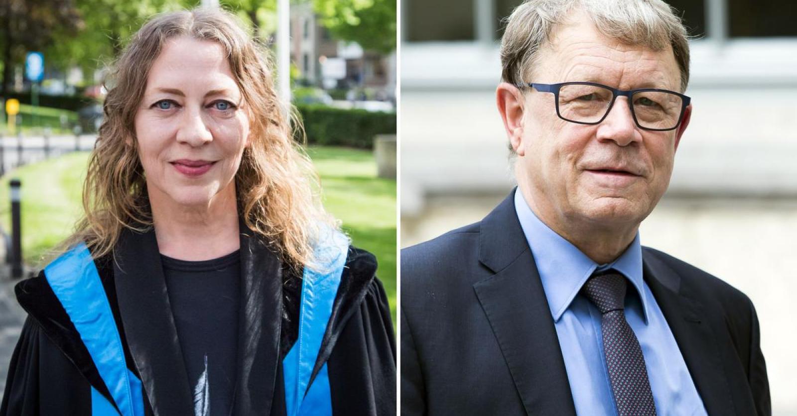 Modeontwerpster Ann Demeulemeester en rouwexpert Manu Keirse zijn baron ...