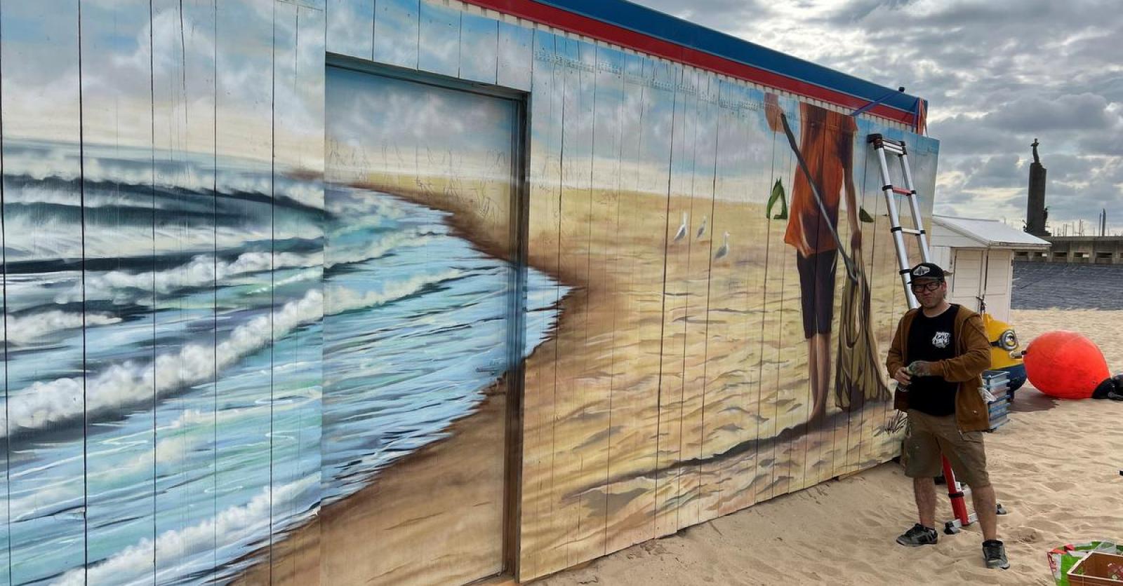 Proper Strand Lopers inspireert Oostendse street artist Vynck1 - KW.be