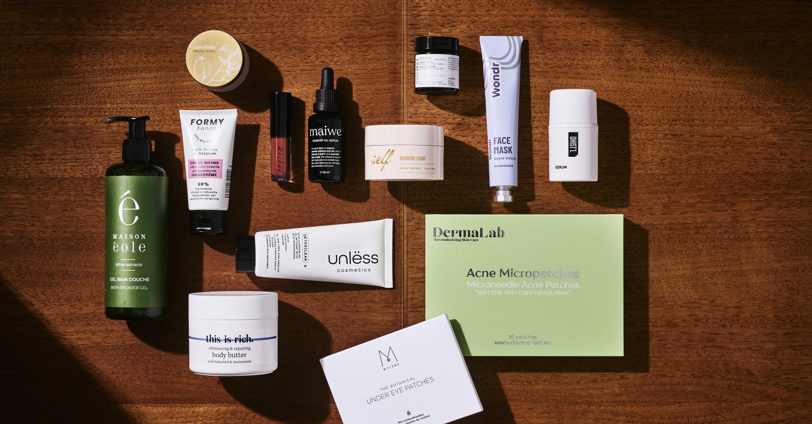 Knack Weekend pakt opnieuw uit met een Belgische beautybox: ontdek 13 topproducten aan een ...