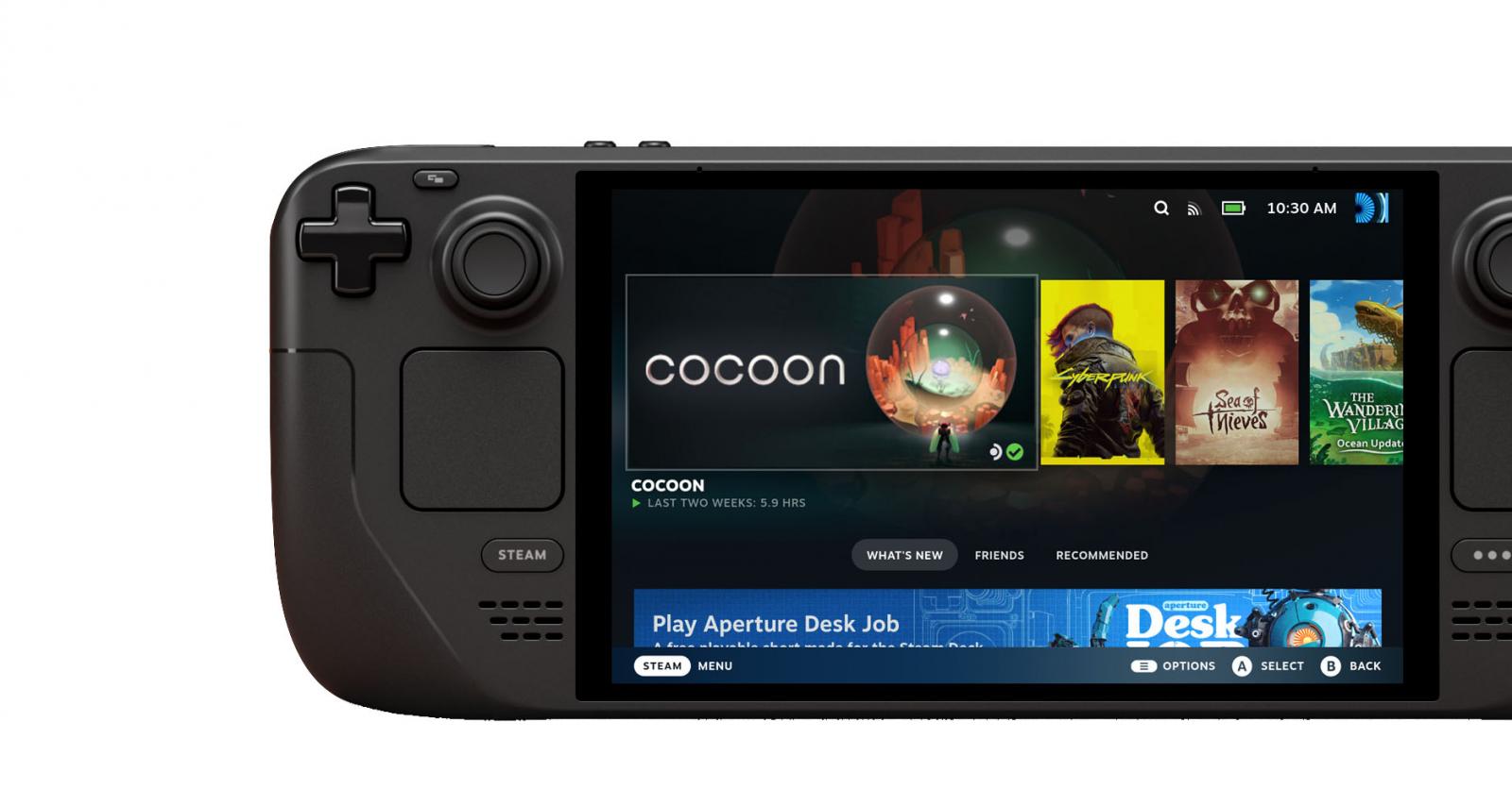 Steam Deck krijgt oledscherm en meer opslag