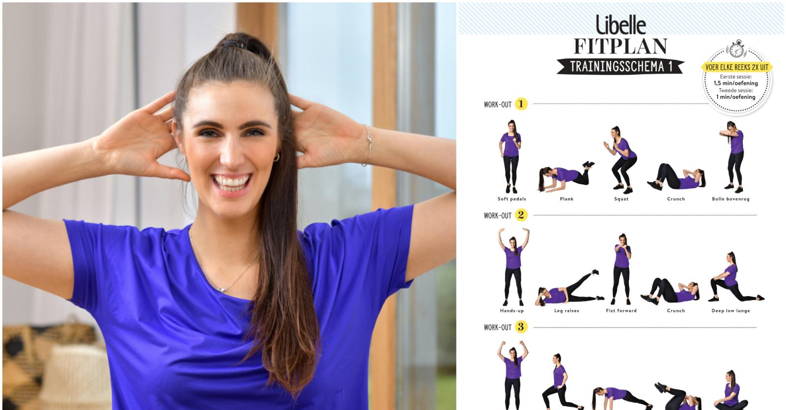 Libelle's Fitplan: download hier het eerste trainingsschema - Libelle