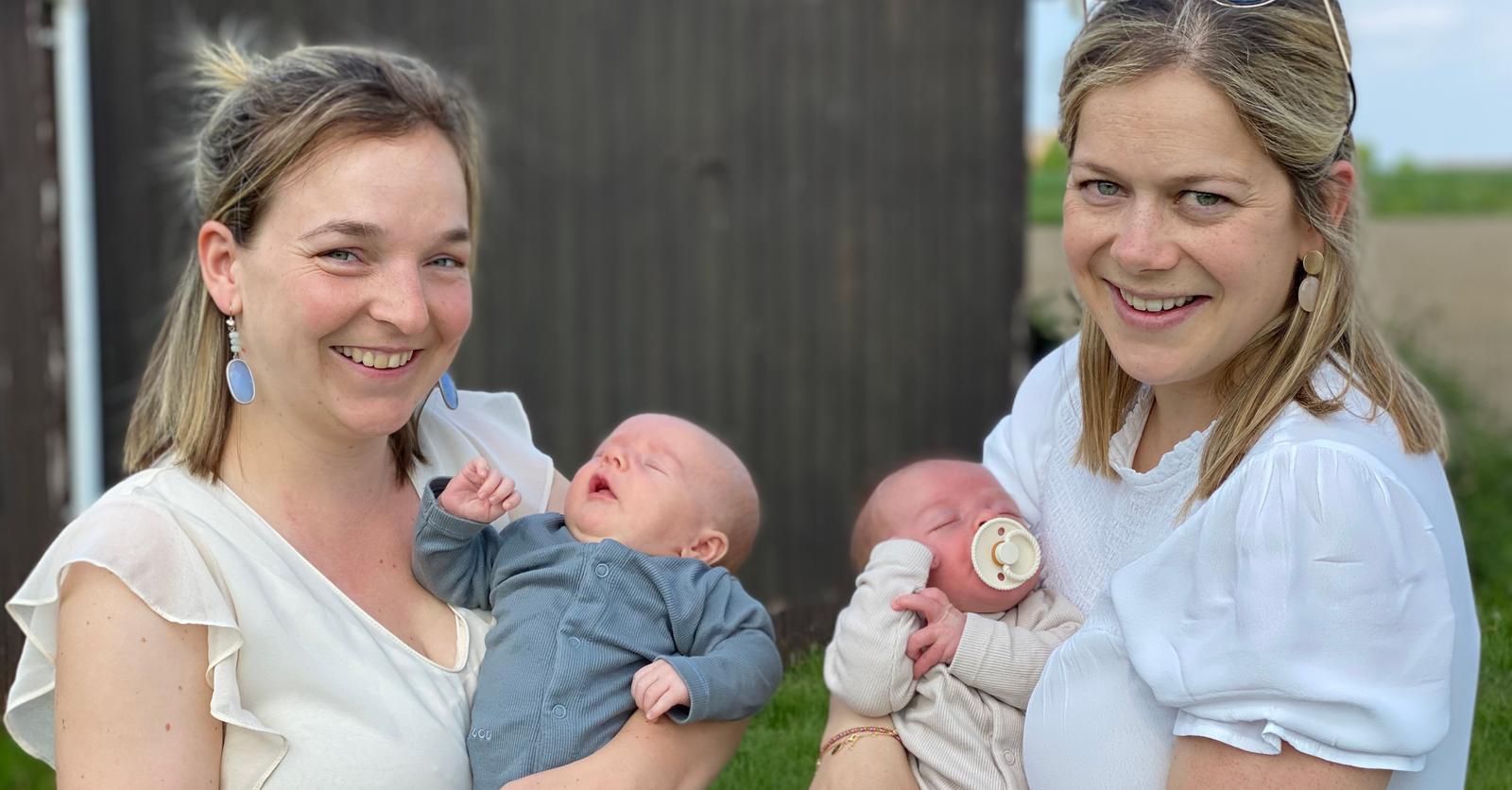 Vriendinnen Nele & Marieke hebben drie kinderen: 'Niet altijd gemakkelijk'