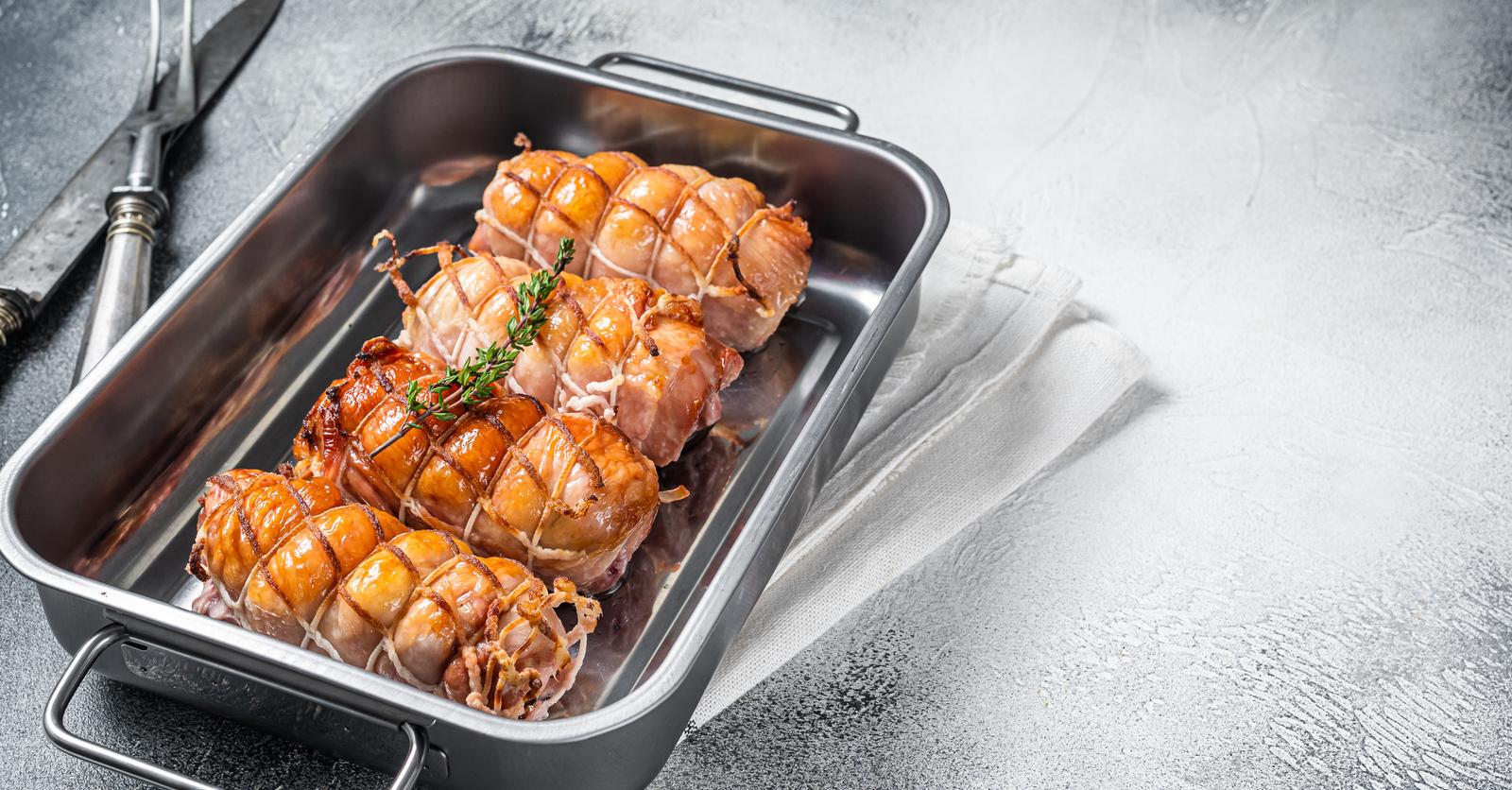 Gevulde fazant en hazenrugfilet met een sausje van Julius