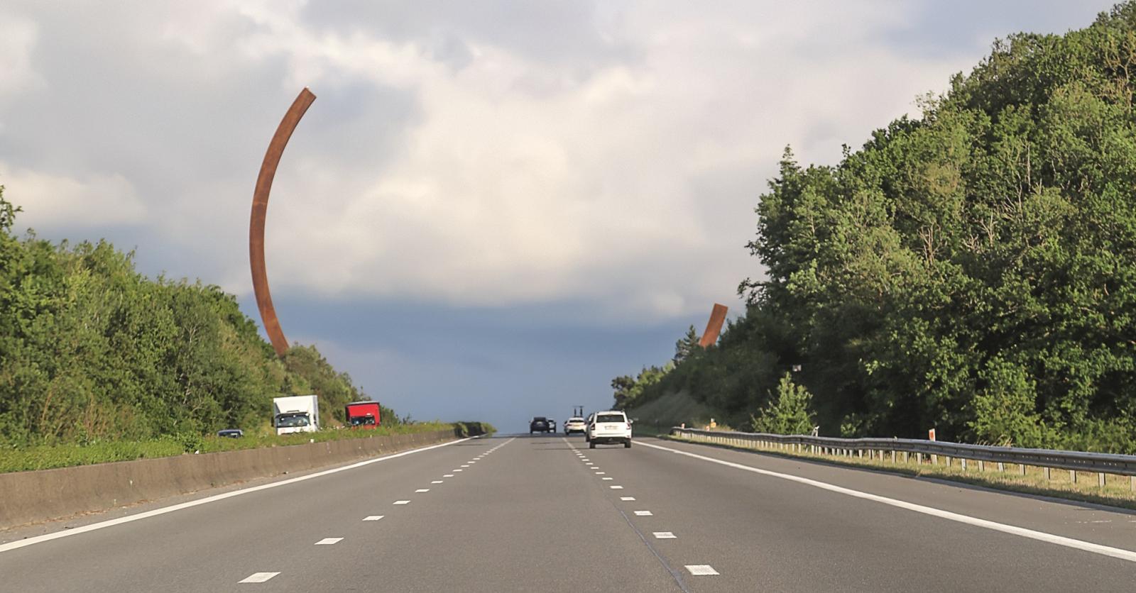 Les lieux insolites de Wallonie: l’Arc majeur, sur l’autoroute E411