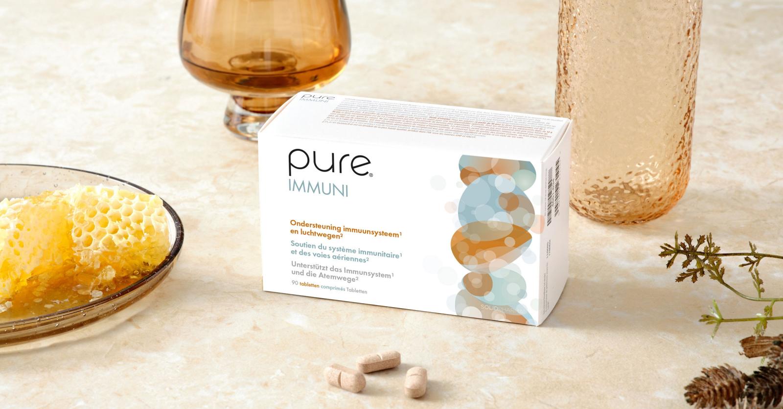 Review: Pure Immuni-capsules bevatten vitamine C, D of zink
