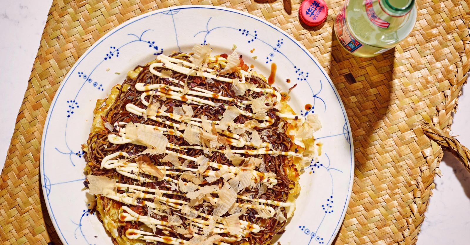 Okonomiyaki met een twist: modanyaki