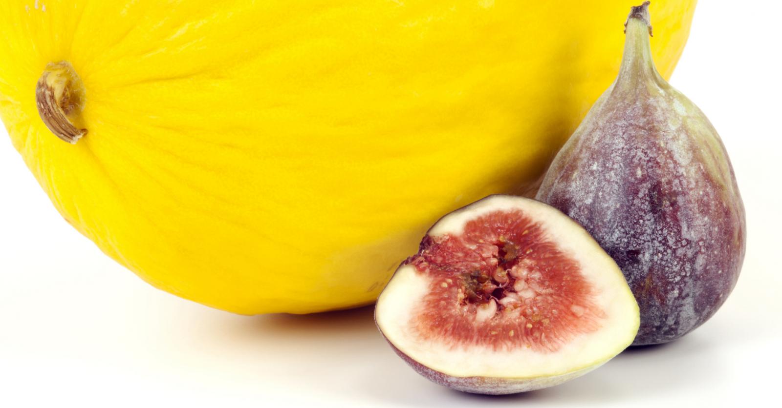 Vijgen- en meloentian met honing