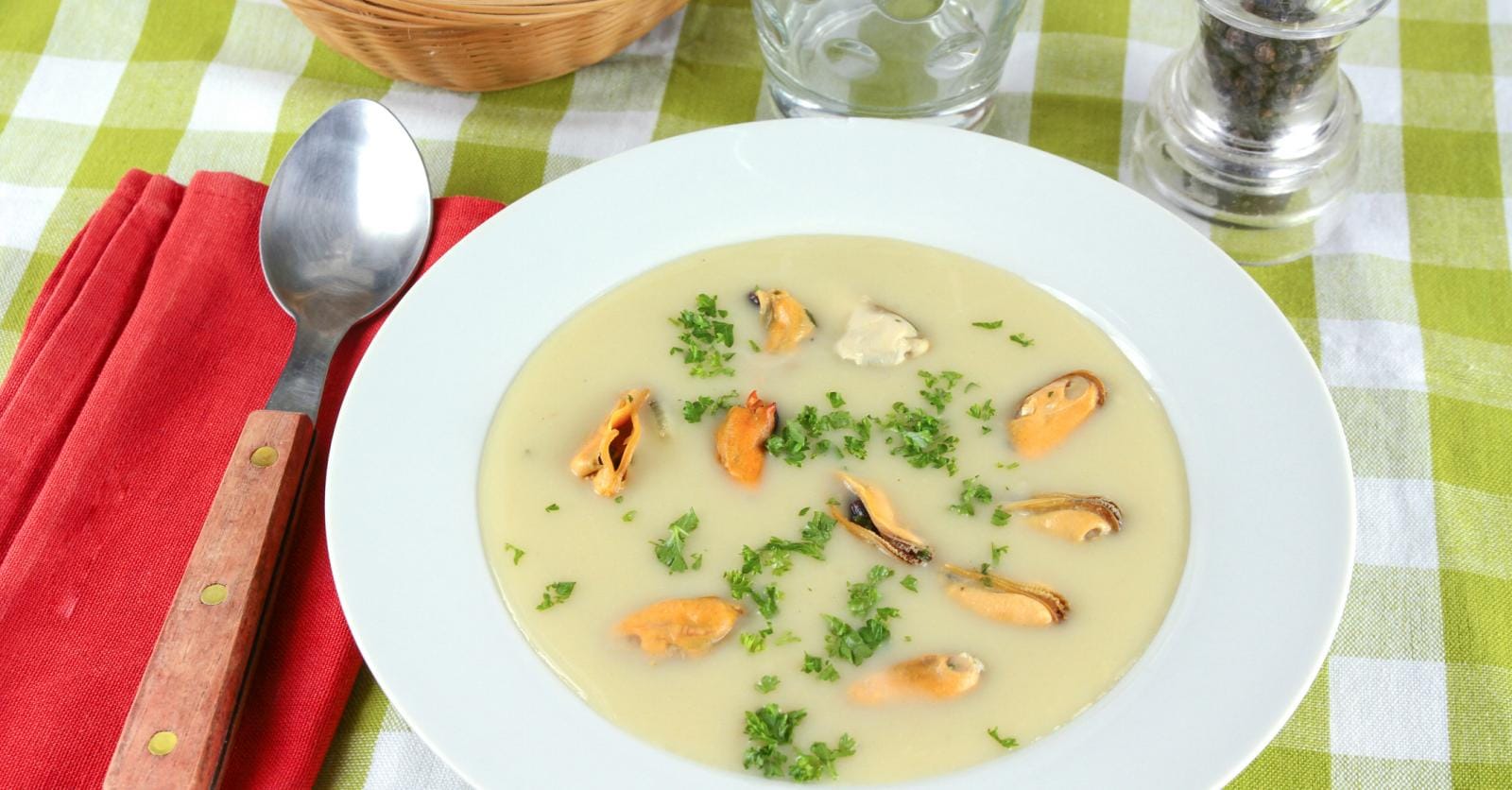 Mosselsoep met groenten