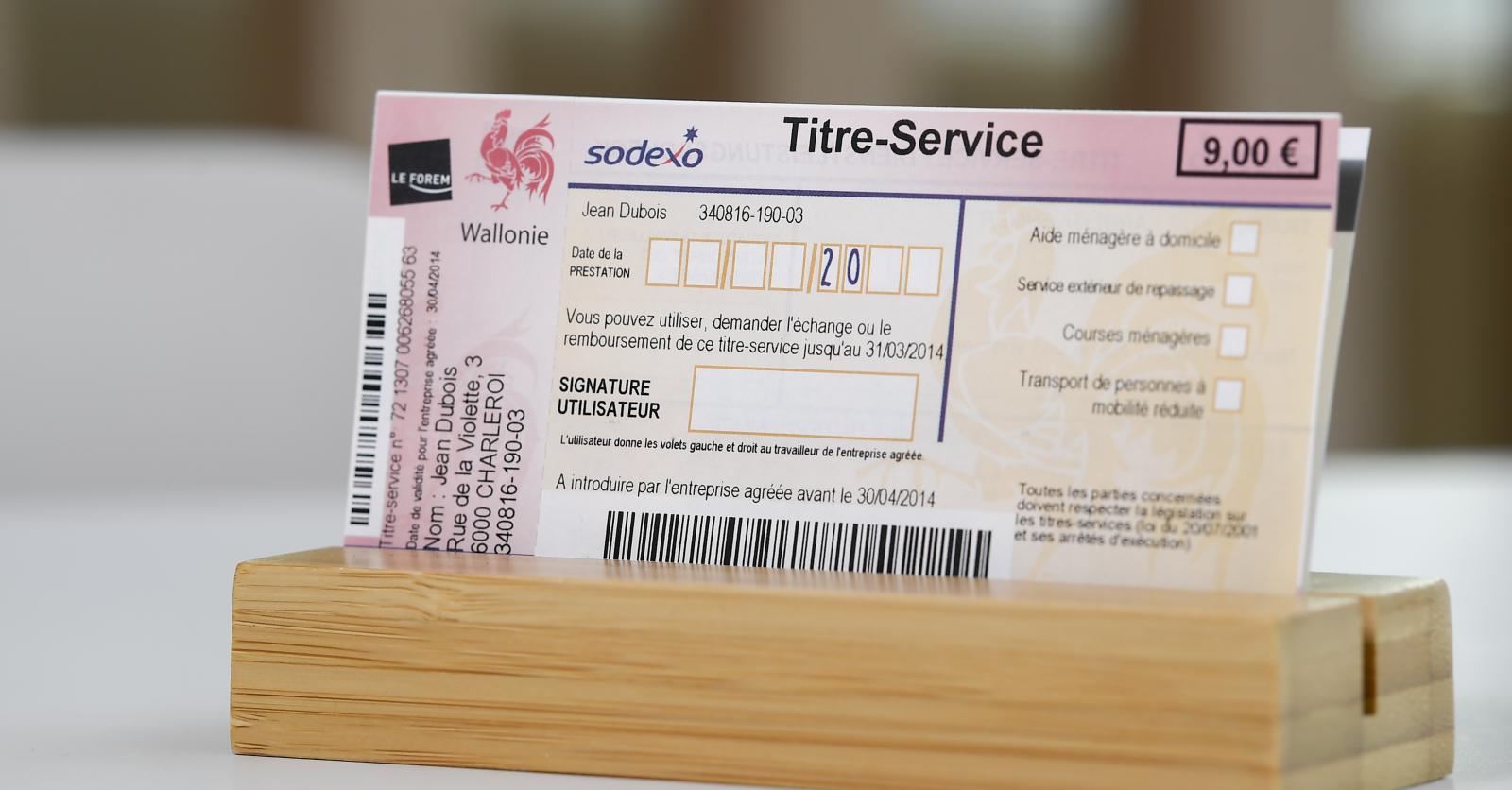 Un chèque-service qui augmente de 5 euros ne fait pas fuir les clients ...