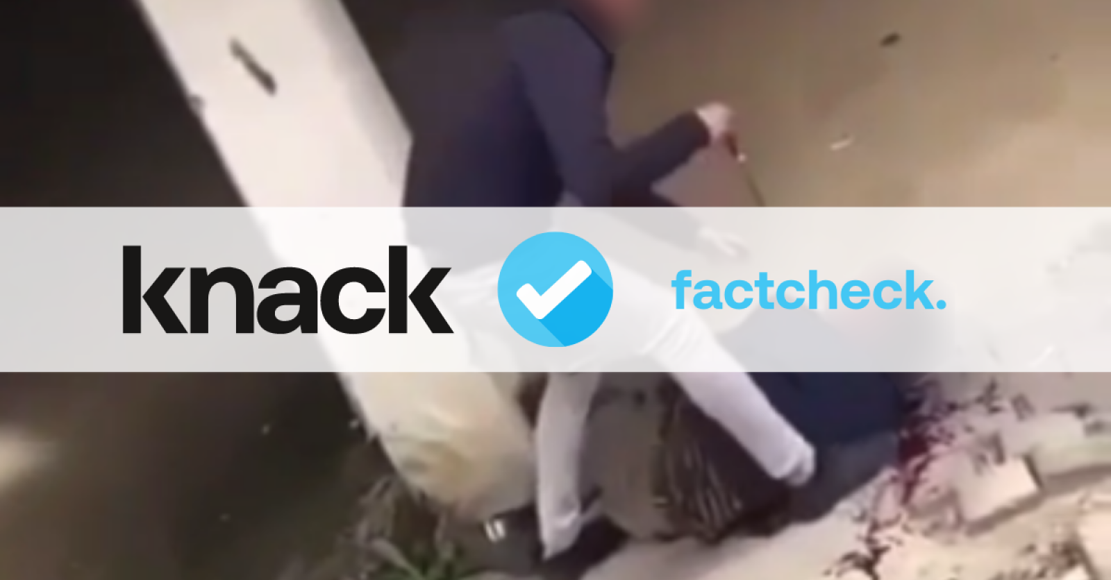 Factcheck: nee, de beelden van deze steekpartij werden niet in Barcelona gemaakt