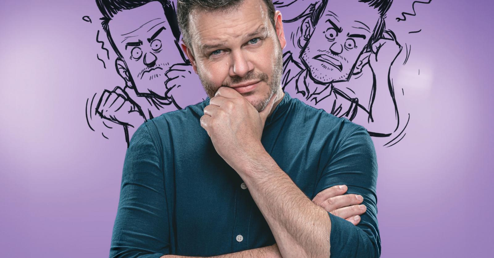 Komiek Jan Linssen is een sloef