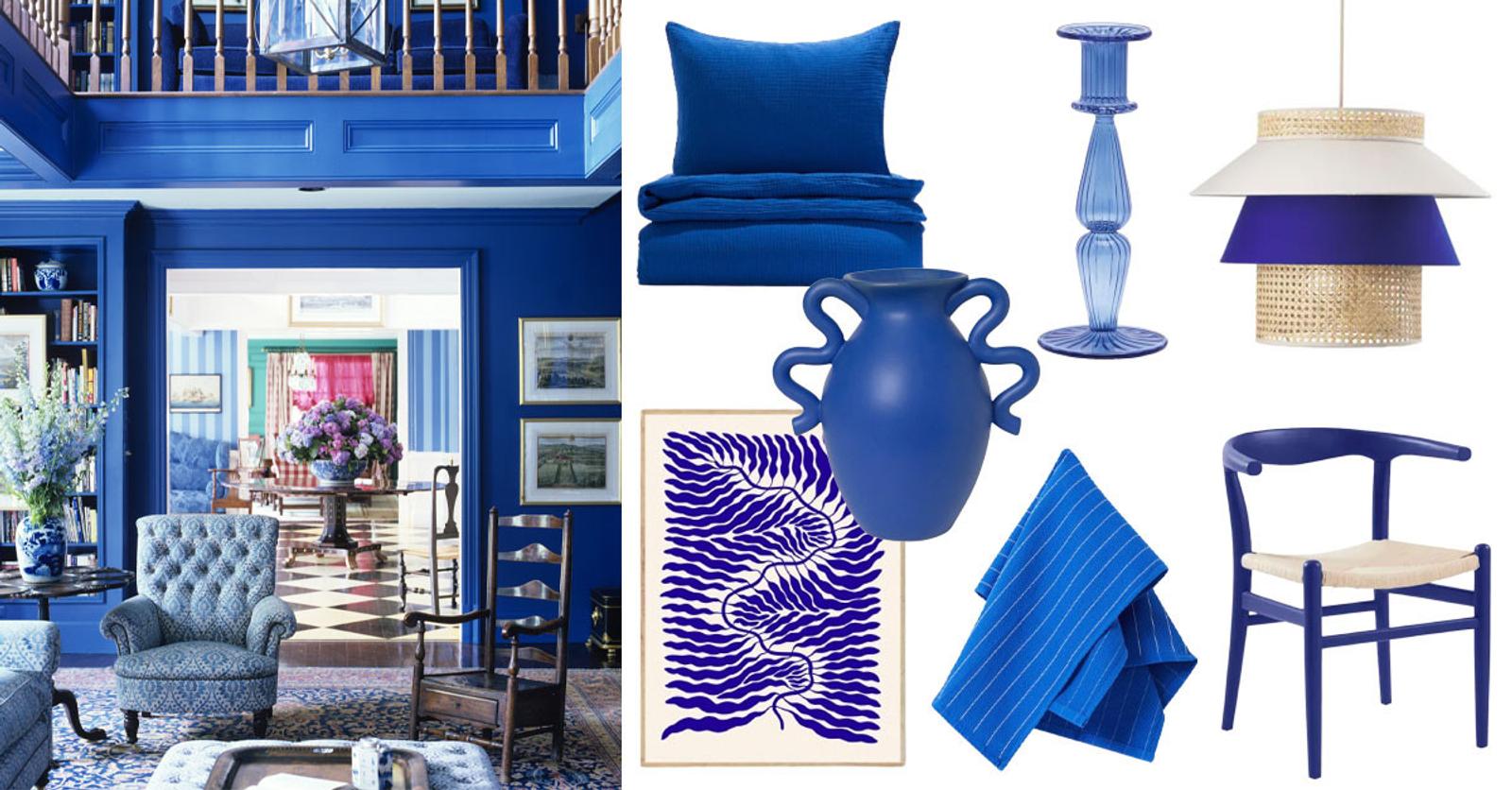 11 x kobaltblauwe decoratie voor een funky toets in je interieur