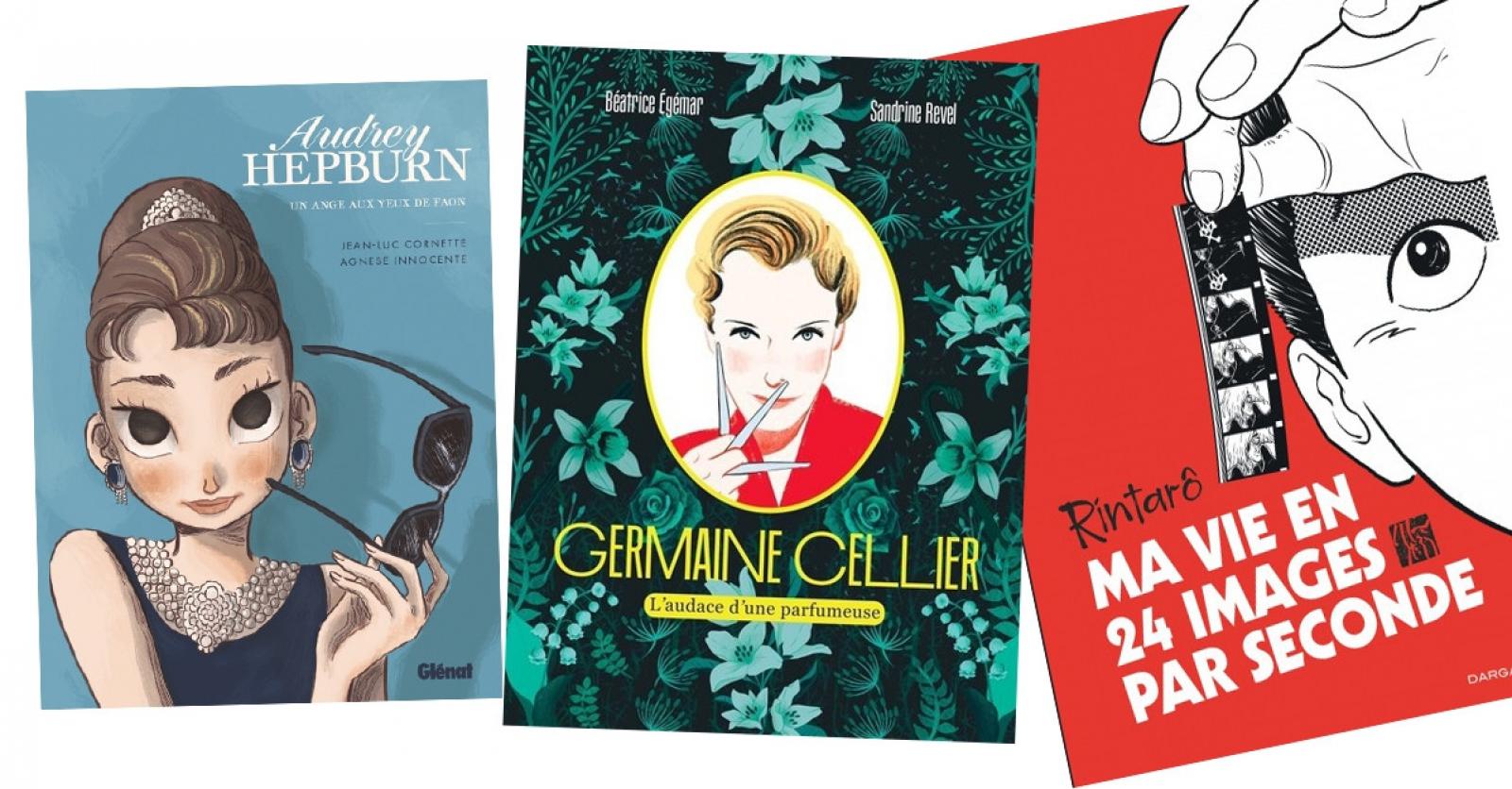 FLAIR BOOK CLUB 3 jolies biographies en BD