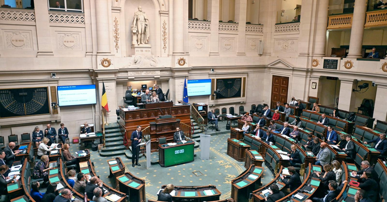Les partis belges ont reçu plus de 80 millions d'argent public en 2023