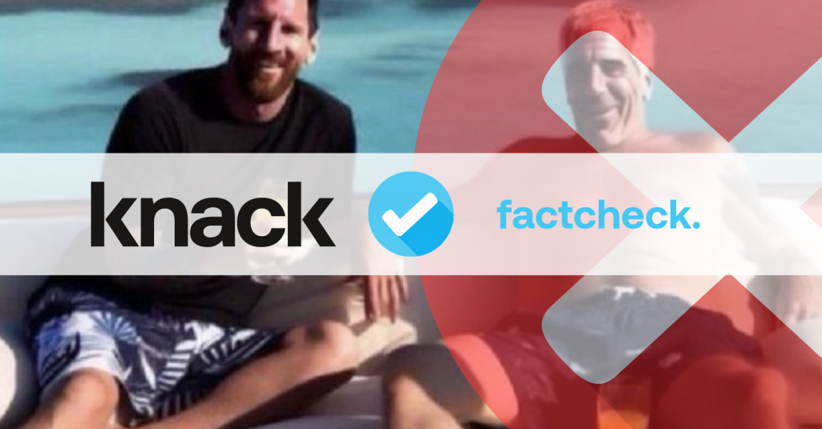 Factcheck: nee, dit is geen echte foto van Lionel Messi en Jeffrey Epstein