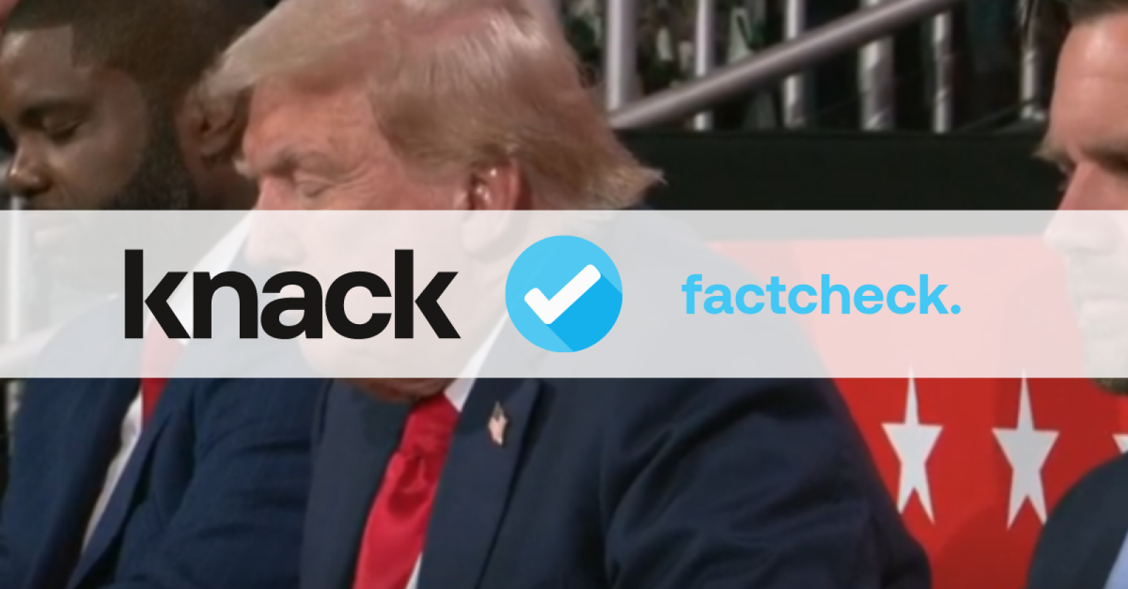 Factcheck: nee, foto toont geen slapende Trump tijdens de conventie
