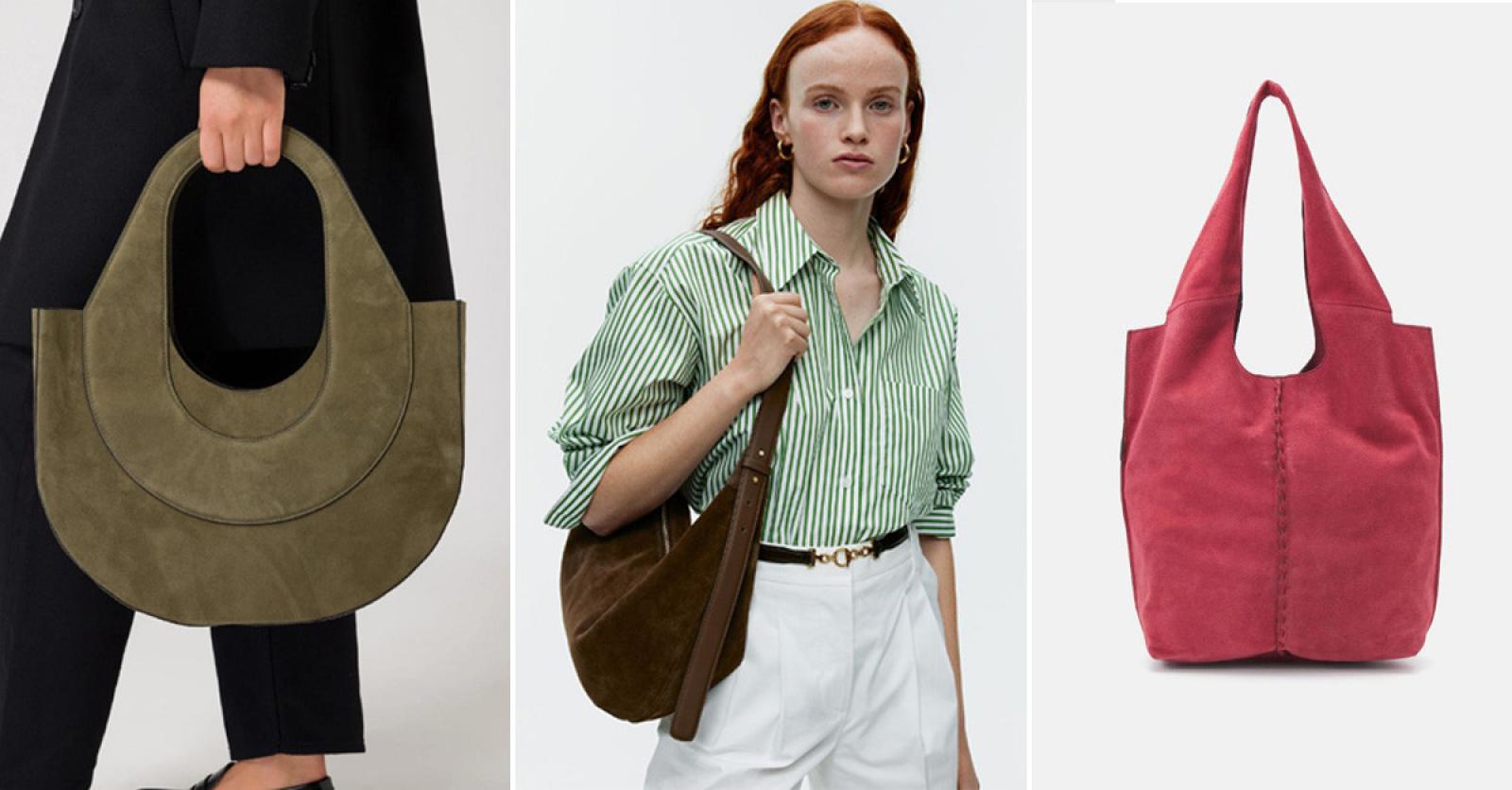 SHOPPEN: 9 suède handtassen die je klaarstomen voor de herfst - Flair