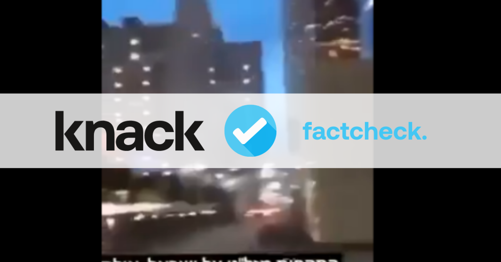 Factcheck: nee, deze beelden tonen geen bombardement op Tel Aviv