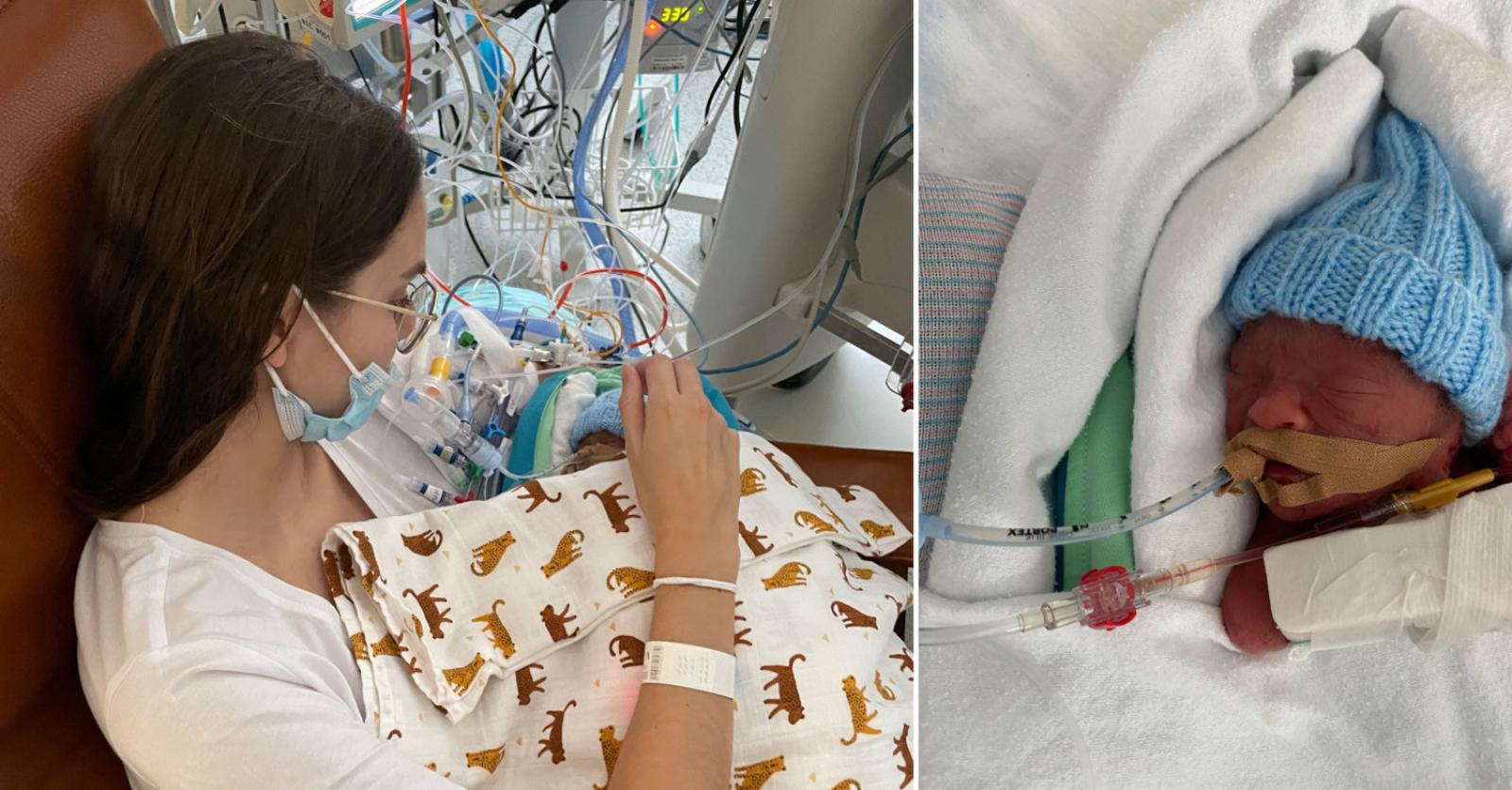 Te vroeg geboren: Emma: ‘Maurice kwam op 28 weken ter wereld'