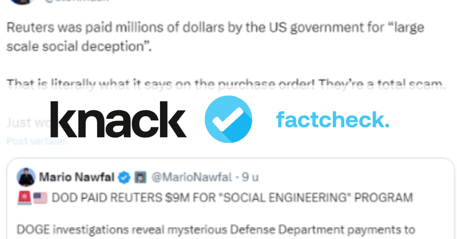 Factcheck: neen, de Amerikaanse overheid betaalde geen miljoenen aan ...