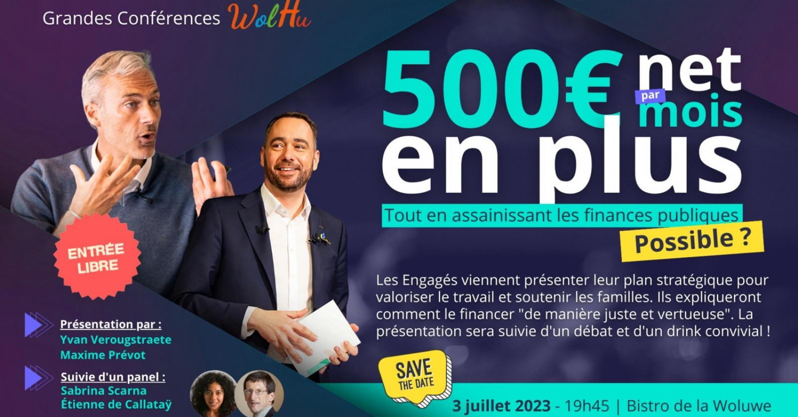 500 euros net de plus par mois, la promesse que le MR et les Engagés ...