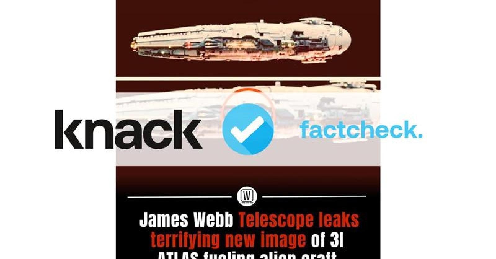 Factcheck: is de gelekte James Webb-foto een buitenaards ruimteschip ...
