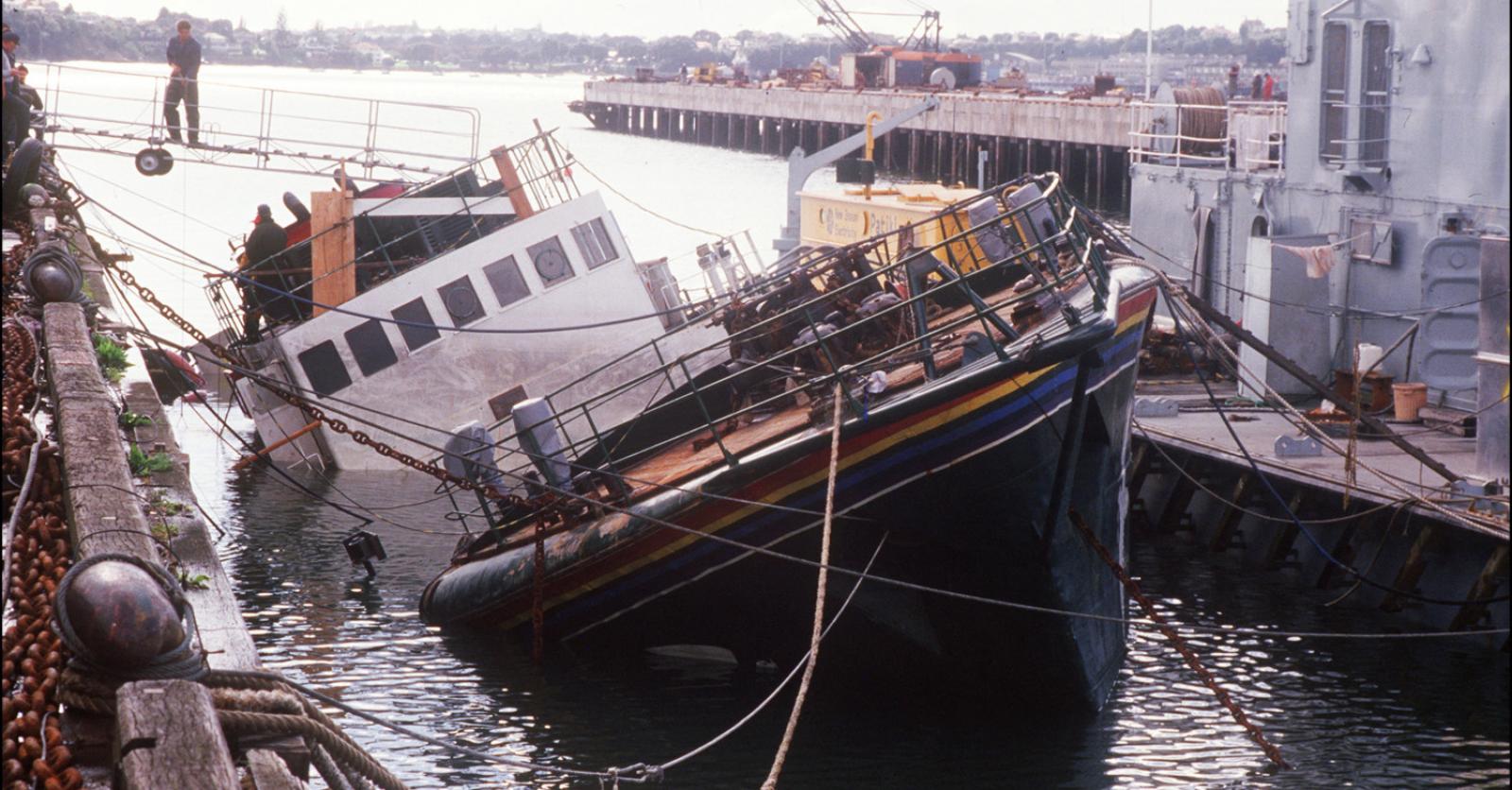 Rainbow Warrior : la nuit où l’arc-en-ciel coula