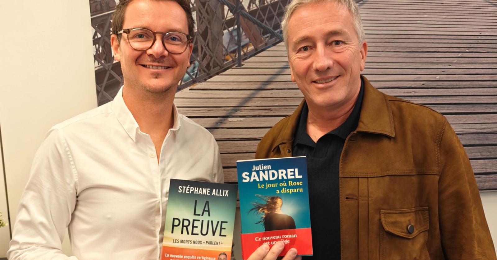 Le «date» : l’auteur Stéphane Allix face à son confrère Julien Sandrel