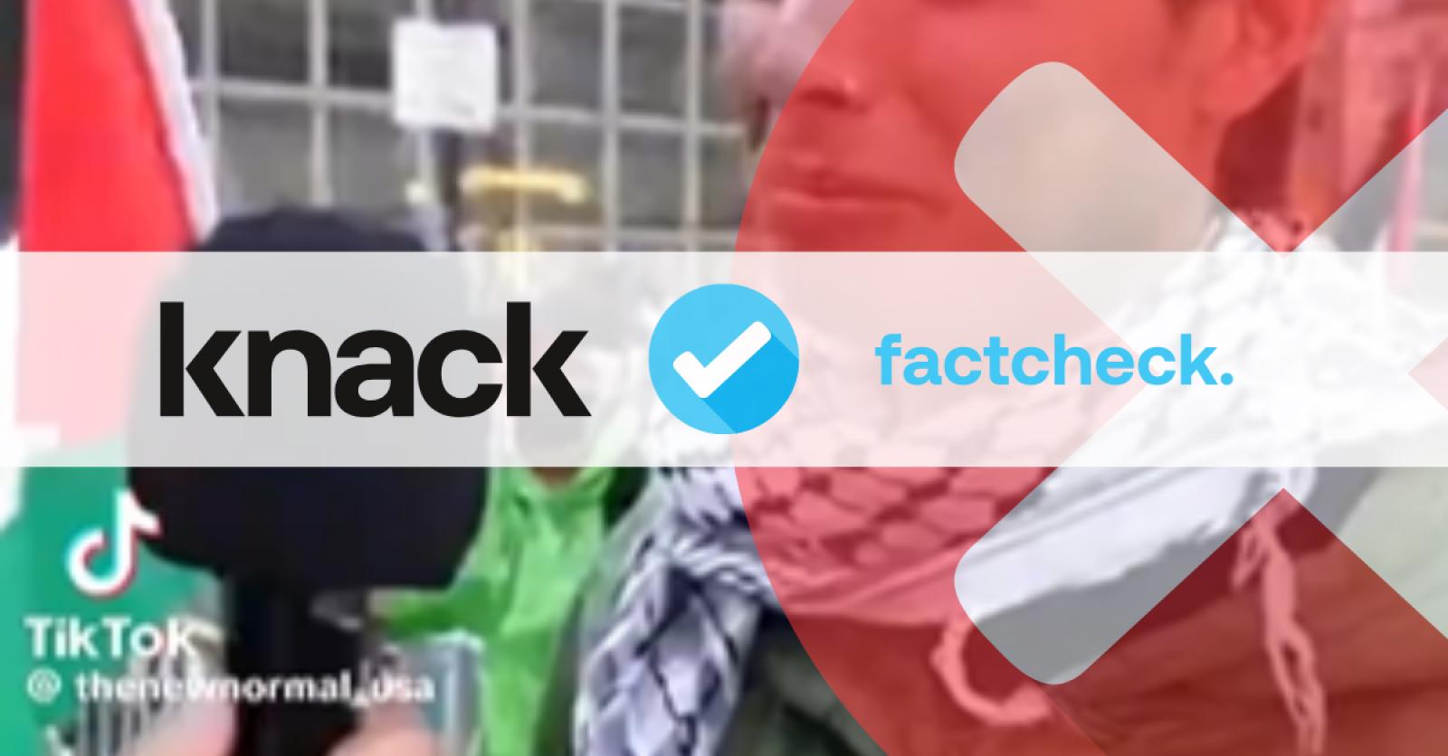 Factcheck: nee, dit is geen echt interview met een pro-Palestijnse ...