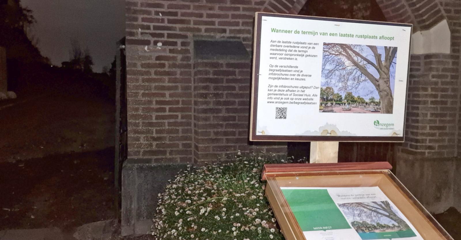 Commotie over bordjes op begraafplaatsen in Anzegem: “Gevoelig thema ...