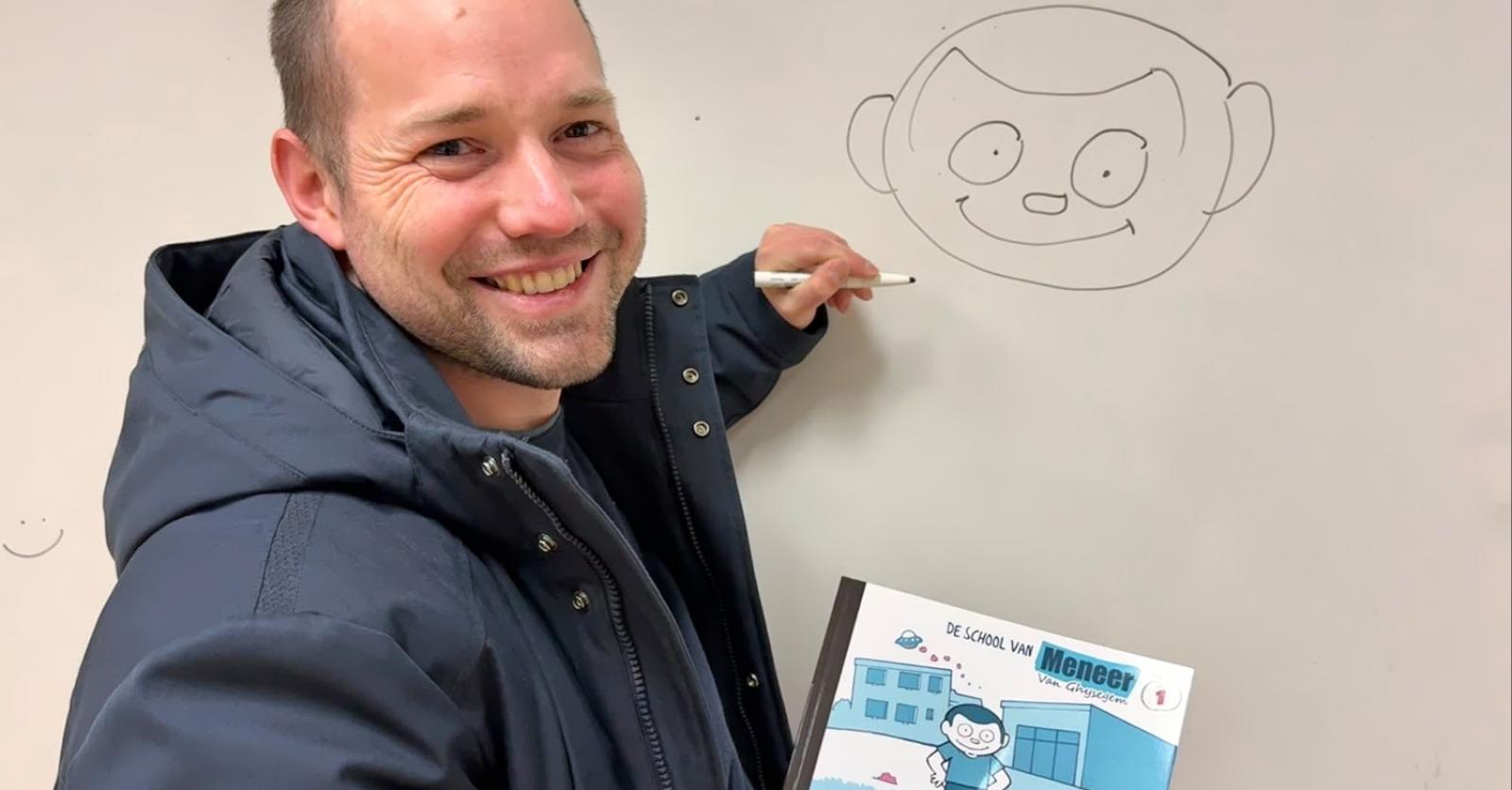 Leerkracht SBSO De Branding ontwerpt cartoonboek voor wie betrokken is ...