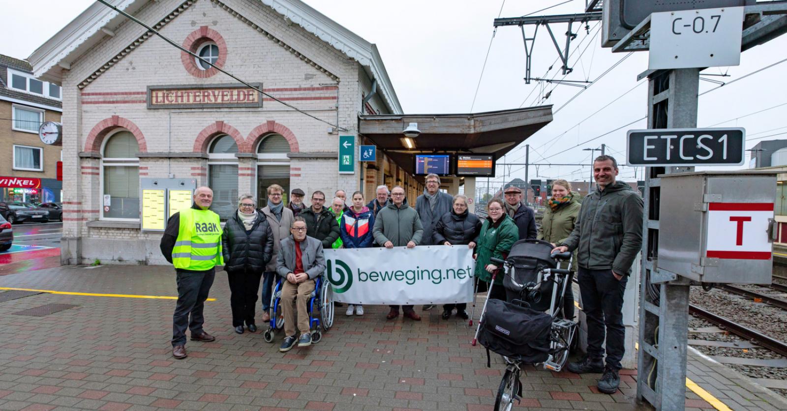 Beweging.net Lichtervelde kaart toegankelijkheid van station aan ...