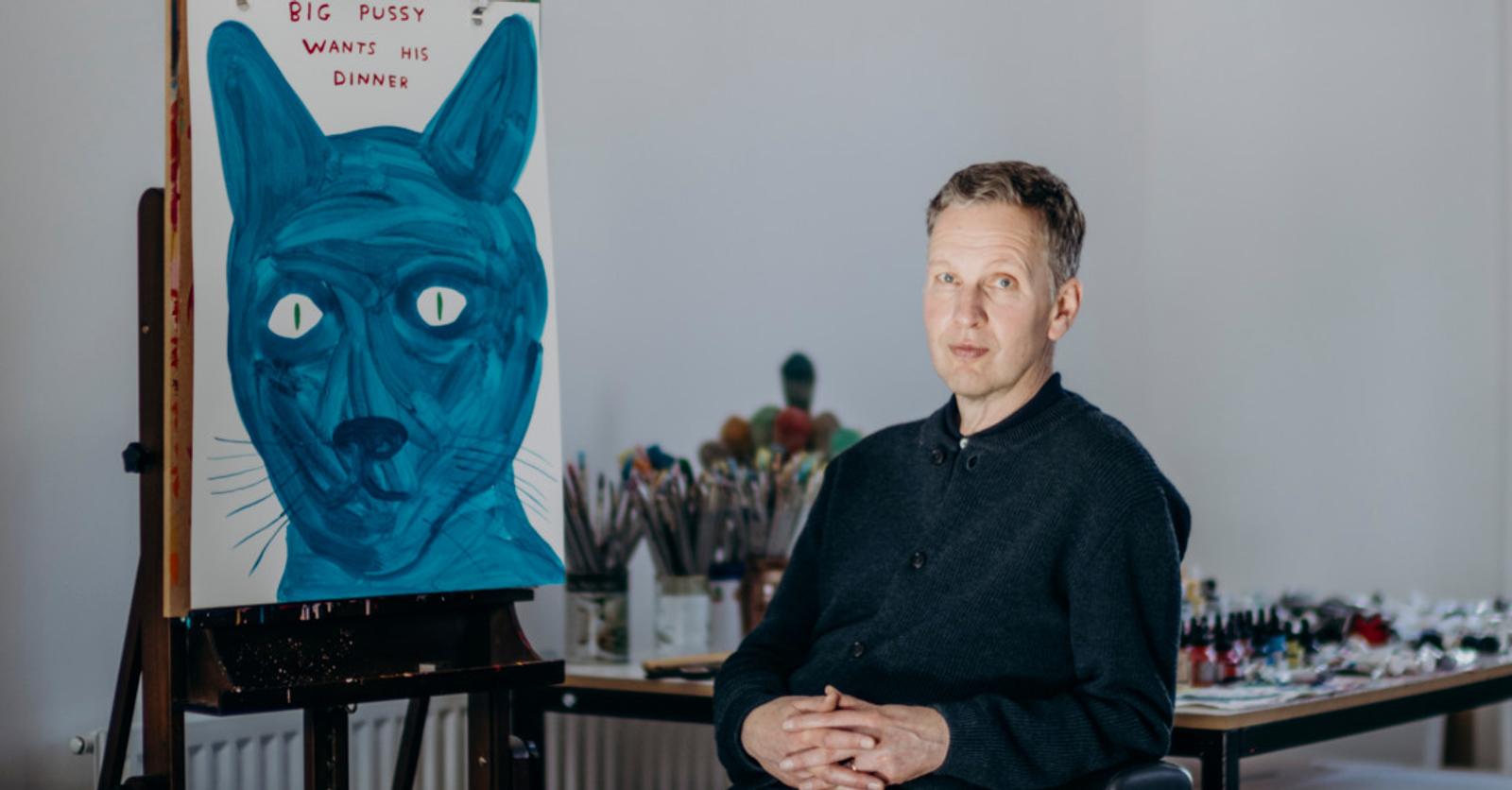 Kunstenaar David Shrigley in een zeldzaam interview: ‘Er zijn maar twee ...
