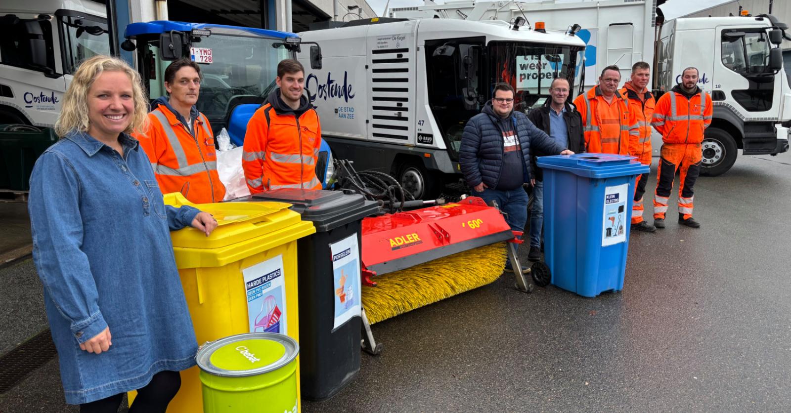 Oostende pakt uit met nieuw afvalbeleid: mobiel recyclagepark, duurdere ...