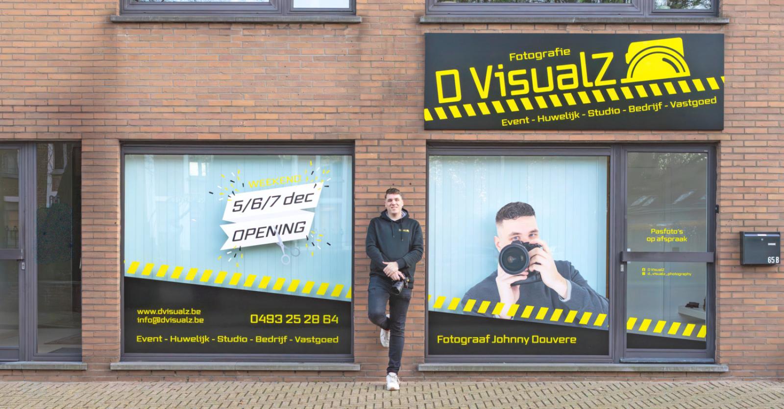 Johnny opent fotozaak D VisualZ in Varsenare: “Studio is open op ...
