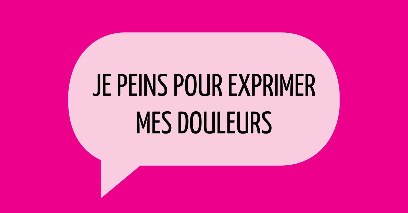 Magali, atteinte de fibromyalgie: "Je peins pour exprimer ma douleur"